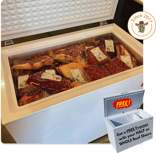 Free Freezer with Half or Whole Beef Share – Dirty Dog Farm